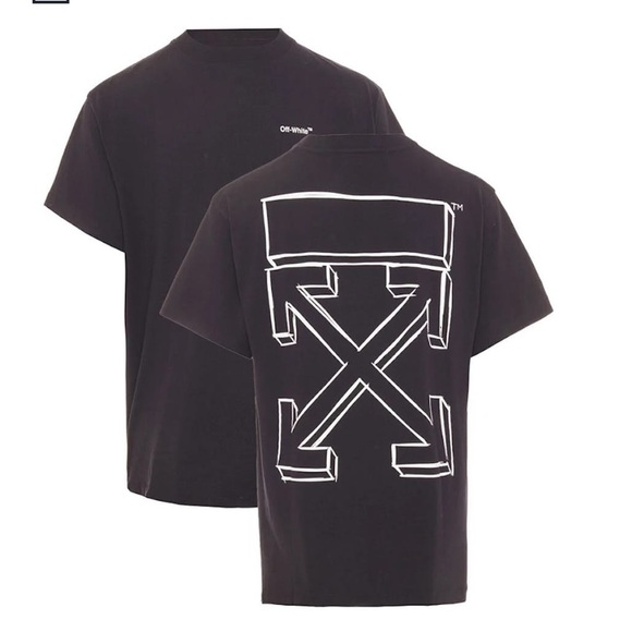 Off-White | Shirts | Offwhite 3d Arrow Short Sleeve Ordinary Version ...